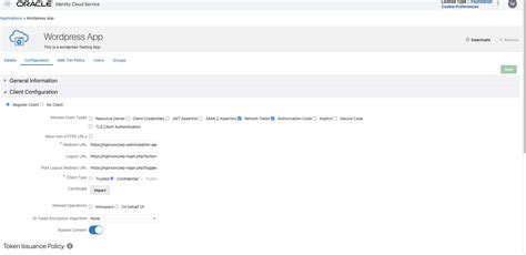 unable to configure plugin against oracle idcs · issue 325 · oidc wp openid connect generic