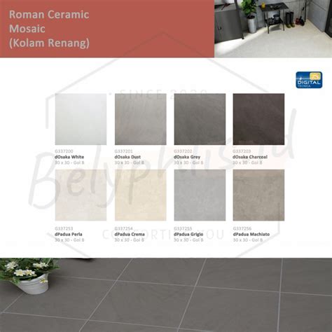Jual Keramik Roman 30x30 Dosaka Dpadua Keramik Lantai Matt Tidak