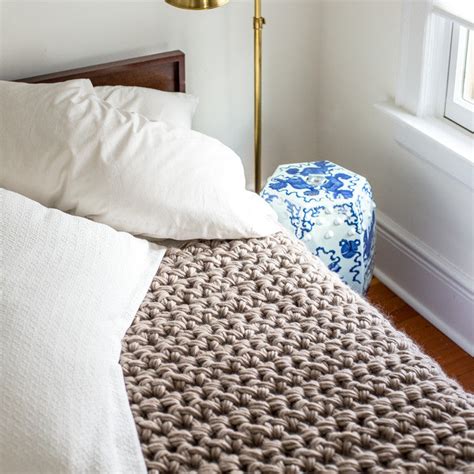 Hand Crochet Throw Pattern Flax And Twine