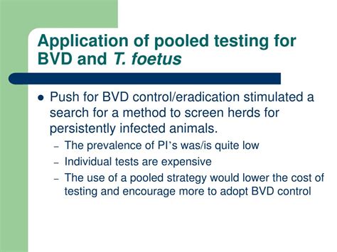PPT Review And Application Of Pooled Testing Strategies PowerPoint Presentation ID