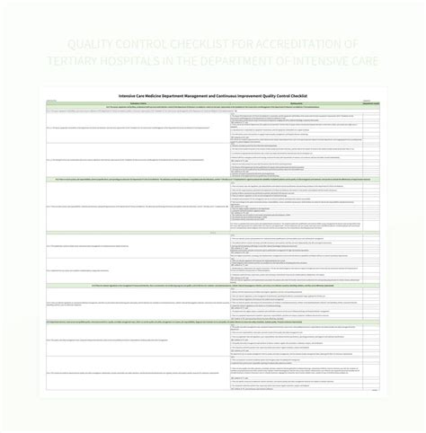 Free Quality Control Templates For Google Sheets And Microsoft Excel Slidesdocs