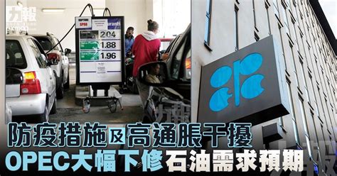 防疫措施及高通脹干擾 Opec大幅下修石油需求預期 澳門力報官網