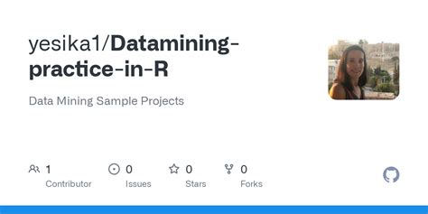 Github Yesika1datamining Practice In R Data Mining Sample Projects