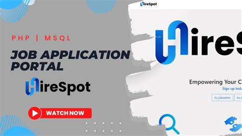 online job application portal php web development project showcase