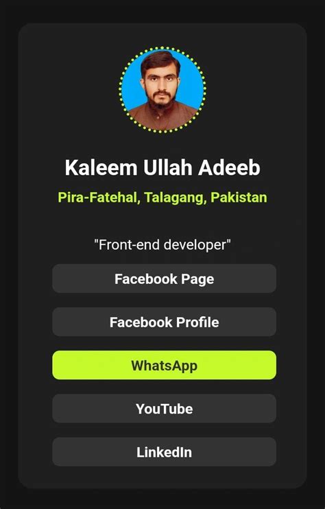 Kaleem Ullah Adeeb On Linkedin Html Css Webdevelopment Secondproject