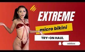 Extreme Micro String Bikini Try On Review Videos Try On Haul Girls