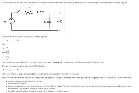 Solved In This Problem You Will Write A MATLAB Script Which Chegg