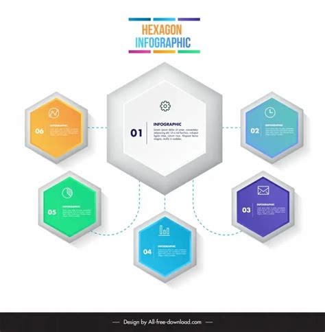 3d Hexagon Vector 3d Hexagon Vector