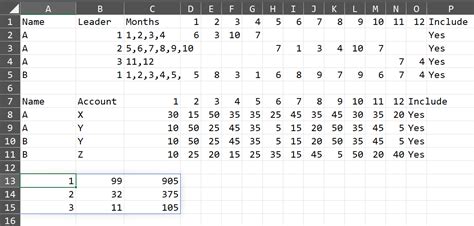 How Do I Connect Data Sets In Excel Using Dynamic Functions Stack Overflow