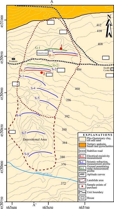 The Engineering Geology Map Of The Study Area Reproduced With