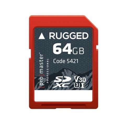 ProMaster SDXC Rugged GB MB S UHS U V Professional Memory Card BIG W