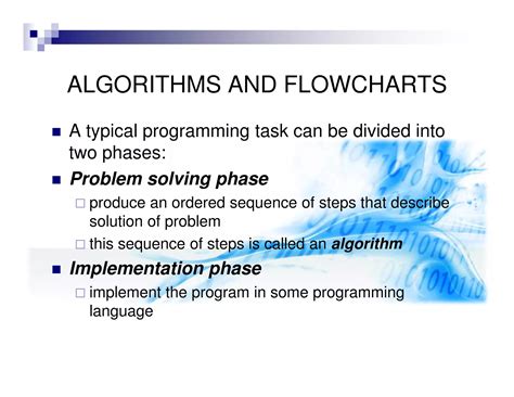 Algorithms And Flowcharts Ppt