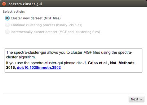 How To Cluster Msms Data — Spectra Cluster Toolsuite