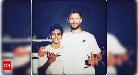 Mumbai Babe Rudraksh Jaiswal Recalls Working With Thor Aka Chris Hemsworth Hindi Movie News