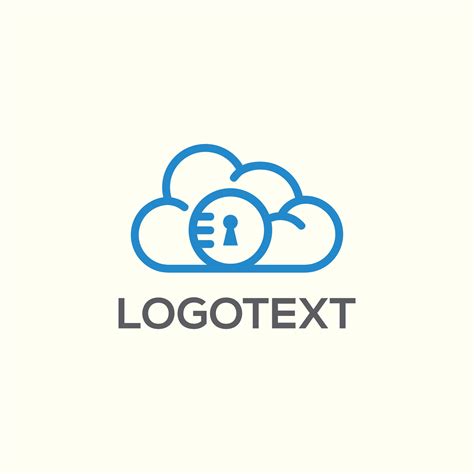 Security Lock Cloud Logo Vector Design 34591422 Vector Art At Vecteezy