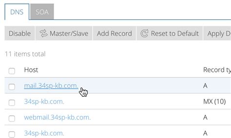 Managing Your Dns Records In Plesk Knowledge Base