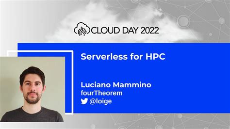serverless for high performance computing speaker deck