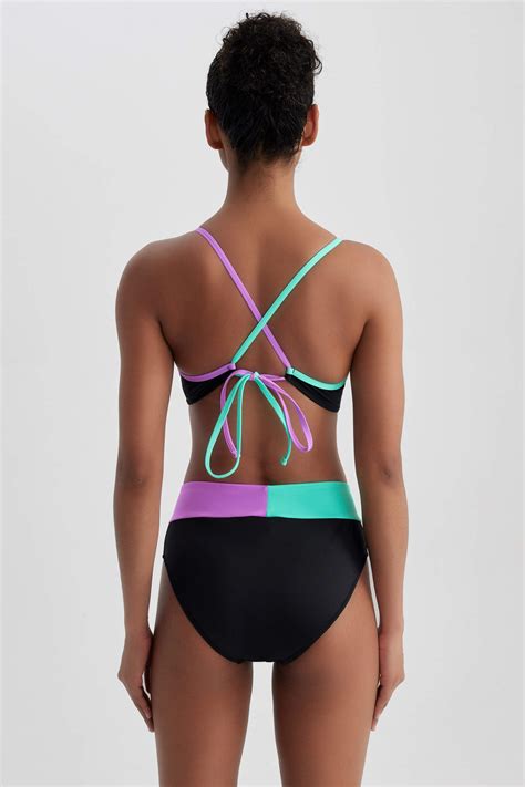 Siyah Kadın Fall In Love Regular Fit Bikini Alt 2846834 Defacto