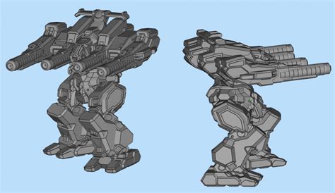机甲战士 rifleman iii 射手iii3d打印模型 机甲战士 rifleman iii 射手iii3d打印模型stl下载 动漫游戏3d
