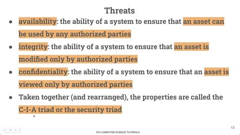 Introduction Vulnerabilities Ktu Cst332 Foundations Of Security In Computing S6cs Mod 4 Part 1