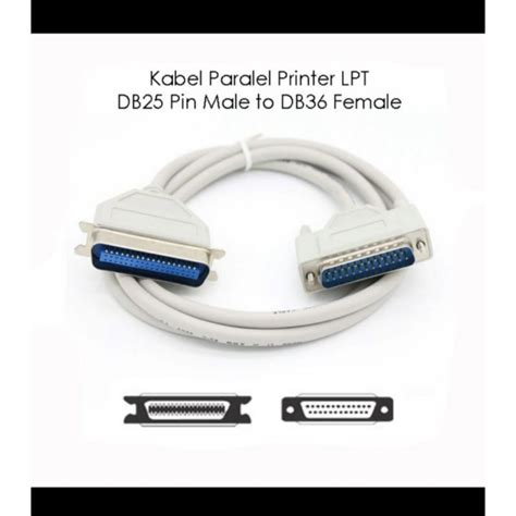 Jual Kabel Printer Lpt Paralel Standard 1 5 Meter Shopee Indonesia