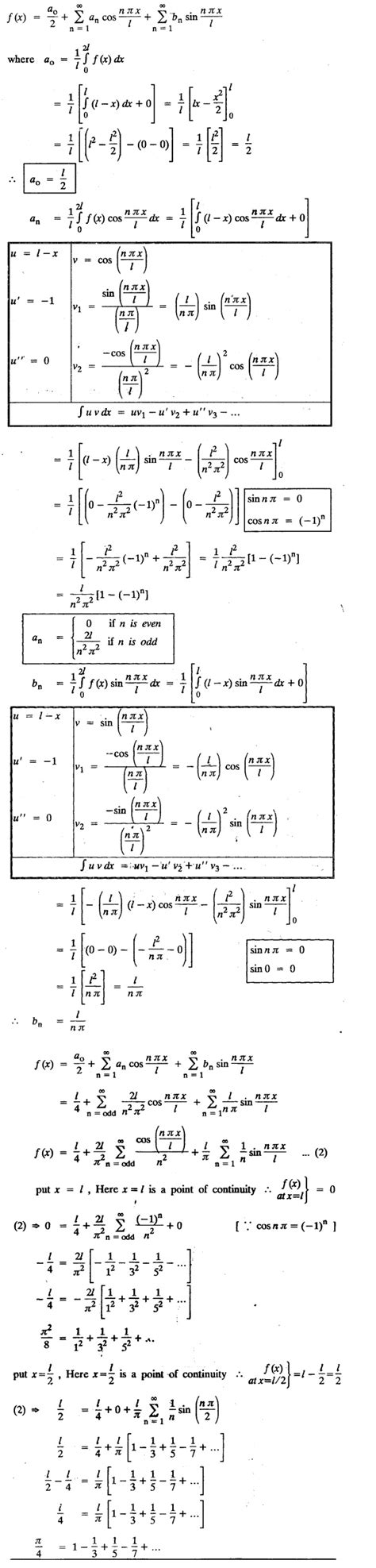 Fourier Series Definition Eulers Formula Convergence Theorem