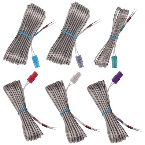 Set Of 6 Home Theater Speaker Wire Cord Cable Fit For Sony