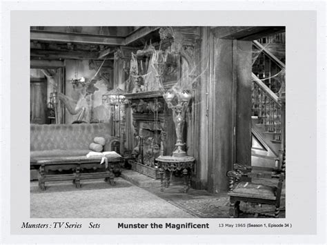 The Munsters Living Room Set Munsters Car Munsters House Munsters Tv