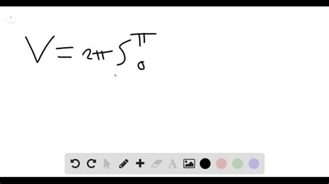 SOLVED A Set Up An Integral For The Volume Of The Solid Obtained Numerade