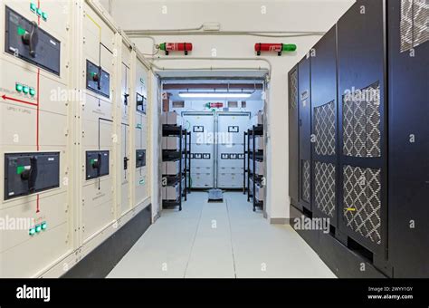 Ups Batteries For Uninterrupted Electricity Wiring Electrical Panels Hospital Donostia San