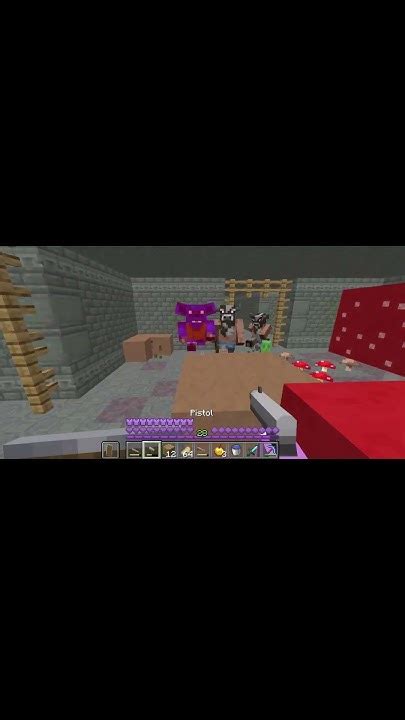 픽셀건 유저가 마인크래프트 총모드를 하면 Shorts Youtube