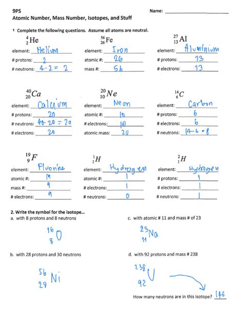 Atmoic Mass Isotopes Pdf