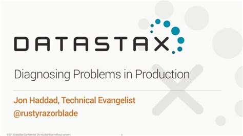 Webinar Diagnosing Apache Cassandra Problems In Production Ppt
