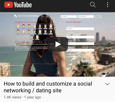 How To Build And Customize A Social Networking Dating Site Dating App Builder Software