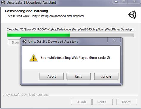 Unity Installer Stuck Unity Engine Unity Discussions