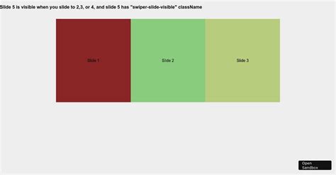 Swiper Watch Slides Visibility Codesandbox