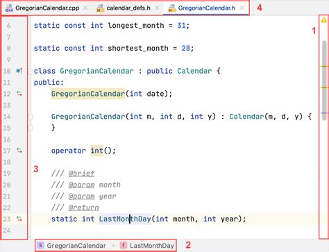 Editor Basics CLion Documentation