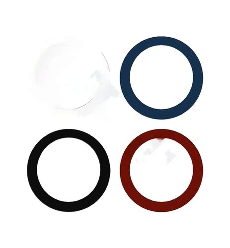 Ip Washers Silicon Rubber Customized Size Multi Color Round Shape For Electrical