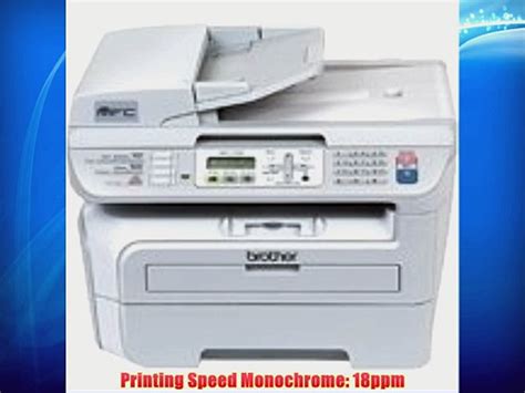 Brother MFC-7320 Mono A4 All-In-One Laser Printer - video Dailymotion