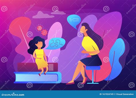 Speech Therapy Concept Vector Illustration Stock Vector Illustration