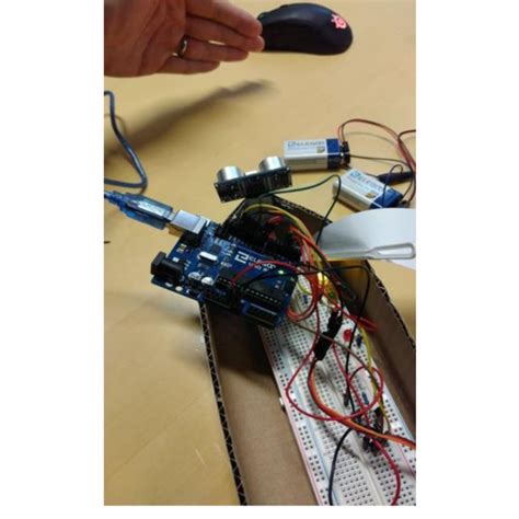 A Babe Was Testing An Ultrasonic Sensor At A Certain Distance The Download Scientific
