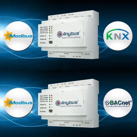 read out instrumentation signpost communicating with bacnet or knx