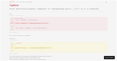 React Router Codesandbox