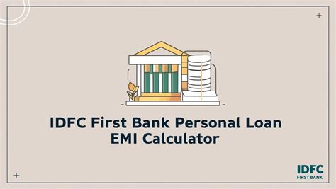 Idfc First Bank Personal Loan Emi Calculator Finlecture