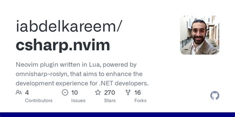 Github Iabdelkareemcsharpnvim Neovim Plugin Written In Lua