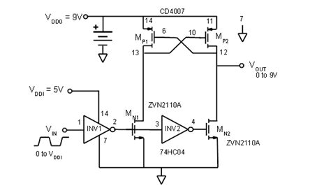 Level Shifter Circuit Wiring Draw