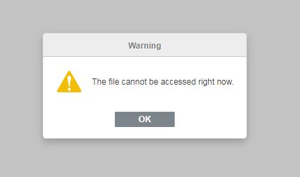 The File Cannot Be Accessed Right Now Issue 239 ONLYOFFICE