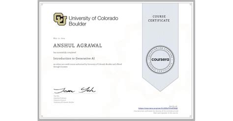 Anshul Agrawal On Linkedin Completion Certificate For Introduction To Generative Ai