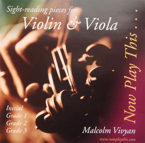 Amazon Sight Reading Pieces For Violin And Viola Grade 3 Strings