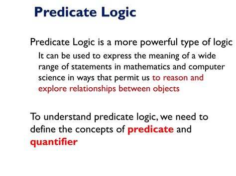 Ppt Cs 103 Discrete Structures Lecture 05 Logic And Proofs 5 Powerpoint Presentation Id